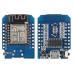 Coliao 10pcs ESP8266 ESP-12F NodeMcu Mini Wireless D1 Module NodeMcu Lua 4M Bytes WLAN WiFi Internet Development Board Compatible with WeMos D1 Mini NodeMcu