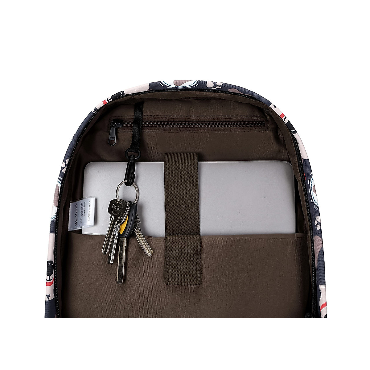 Wadirum Fashion School Backpack for Boy and Girl Weekend Travel Laptop Backpack Dog