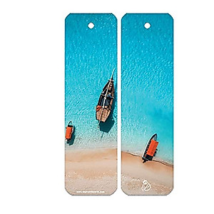 60 pcs Ocean Design Bookmark- Inspiration, Encouraging, Positive, Teaching Bookmarks Bulk.Unique Gift- (Ocean)