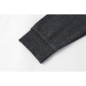 Fashare Womens V Neck Hoodies with Pockets Long Sleeve Striped Pullover Tops Sweatshirt Dark Gray