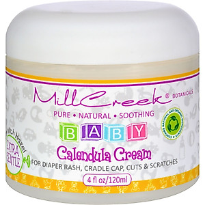 Mill Creek Baby Calendula Cream with Witch Hazel - 4 fl. oz./120 ml