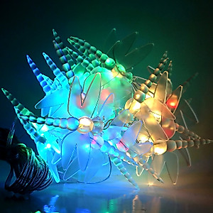 Hometown Evolution, Inc. Solar Powered Dragonfly String Lights - 30 LED Multi Colored, 8 Modes, Outdoor Waterproof for Gardens, Patios, Yards, Home, Parties and More