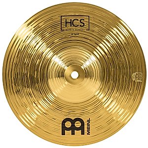 Meinl Cymbals HCS 10" Splash Cymbal for Drum Set — Made in Germany — Traditional Medium Brass, 2-Year Warranty, (HCS10S)