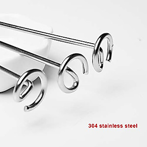 Lawenme Grill Kebab Skewers Compatible with Ninja Foodi AG300, AG300C, AG301, AG301C, AG302, AG400, IG301A, 10 Skewers Stainless Steel 7.25" Long