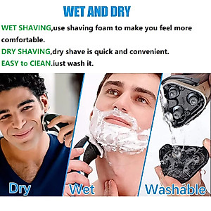 HQ8 Replacement Heads for Philips Norelco Shavers,HQ8 Blades Compatible with Philips Norelco Aquatec HQ8 Series Shaver,Razor Blades for PT720 AT880 AT810 Heads，3 PACK