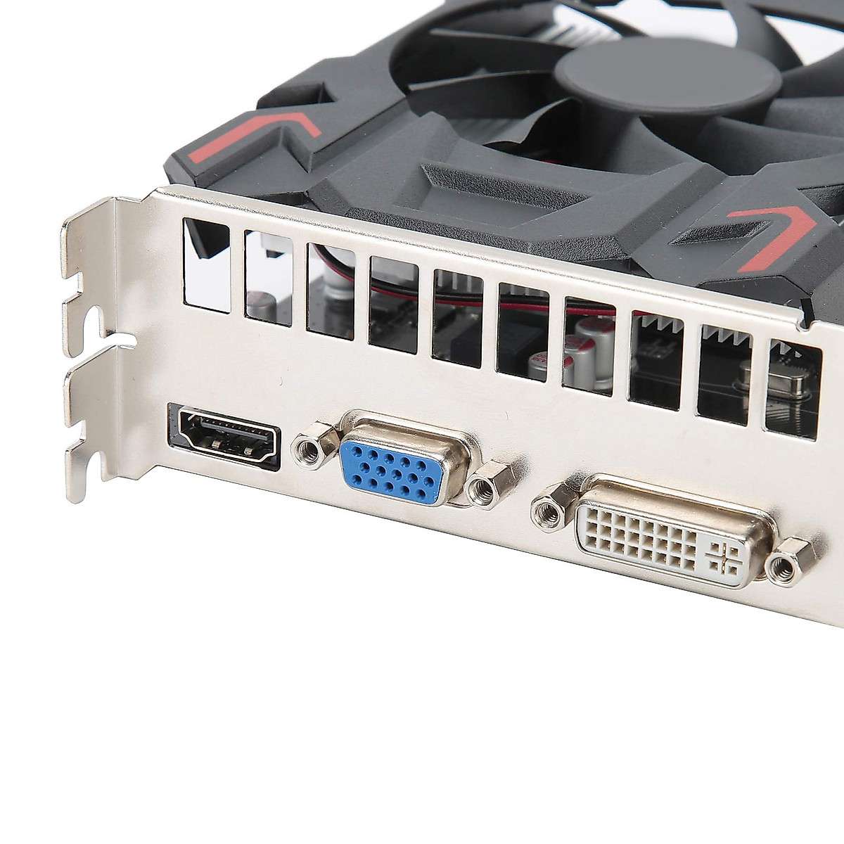 Computer Graphics Cards, 4GB Graphics Card, for AMD Graphics Card, GPU for Gaming PC, Low Noise and Quiet Work, HD6770 128Bit DDR5 650MHz
