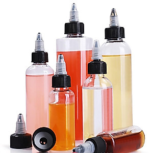 AYLIFU 12 Pcs 28/410 Natural twist top caps Black Twist Bottle Caps Squeeze Bottle Replacement Twist Caps Suitable for extrusion bottles, replacement caps, cosmetics bottles, crafts bottles