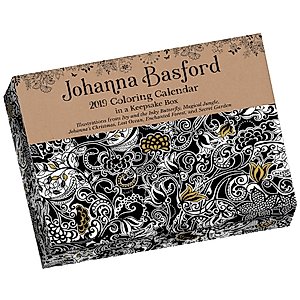Johanna Basford 2019 Coloring Day-to-Day Calendar