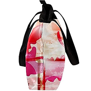 Tote Bag Women Satchel Bag Handbag Stylish Tote Handbag for Women Hobo Bag Fashion Crossbody Bag, Vintage Butterfly Red