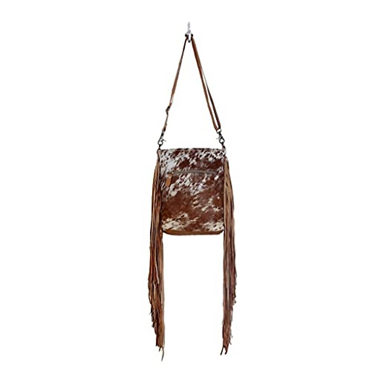 Myra Bag Flouncy Cowhide Bag Upcycled Cowhide & Leather S-2850