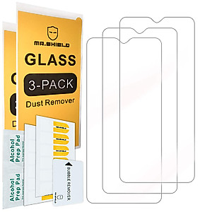 Mr.Shield [3-Pack] Designed For Xiaomi (Redmi 9) [Tempered Glass] [Japan Glass with 9H Hardness] Screen Protector with Lifetime Replacement