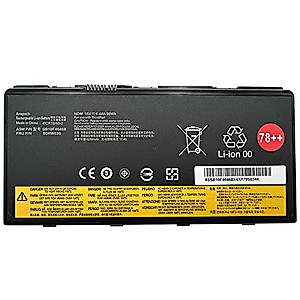Anepoch 00HW030 SB10F46468 78+ 78++ Laptop Battery Replacement for Lenovo ThinkPad P70 P71 Series Notebook SB10F46468 01AV451 4X50K14092 15V 96Wh 6400mAh