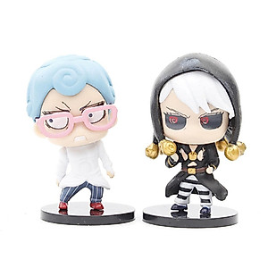 ToysClubUS Set of 7 Pcs of JoJo's Bizarre Adventure: Golden Wind The Hitman Team/Execution Squad/La Squadra Esecuzioni Action Figure