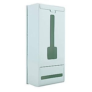 Plastic Bag Organizer - Wall-Mounted Plastic Bag Dispenser Garbage Trash Bags Storage Box Kitchen Organizer Holder(blue)