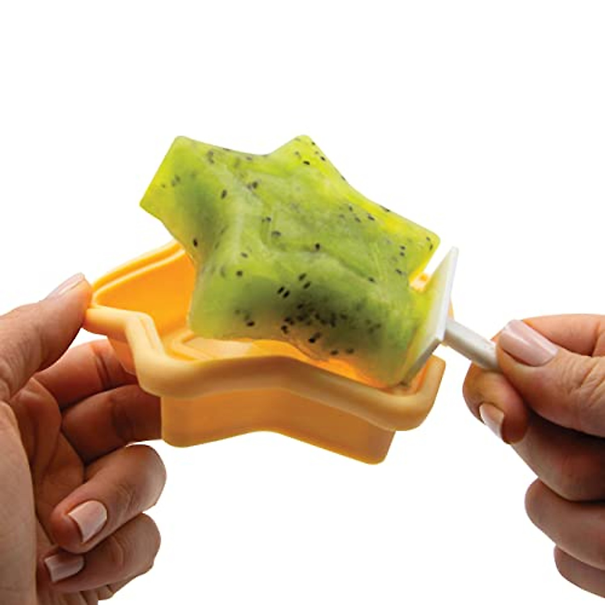 Tovolo Stackable Star Pop Molds Set of Four for Making Mess-Free Frozen Treats