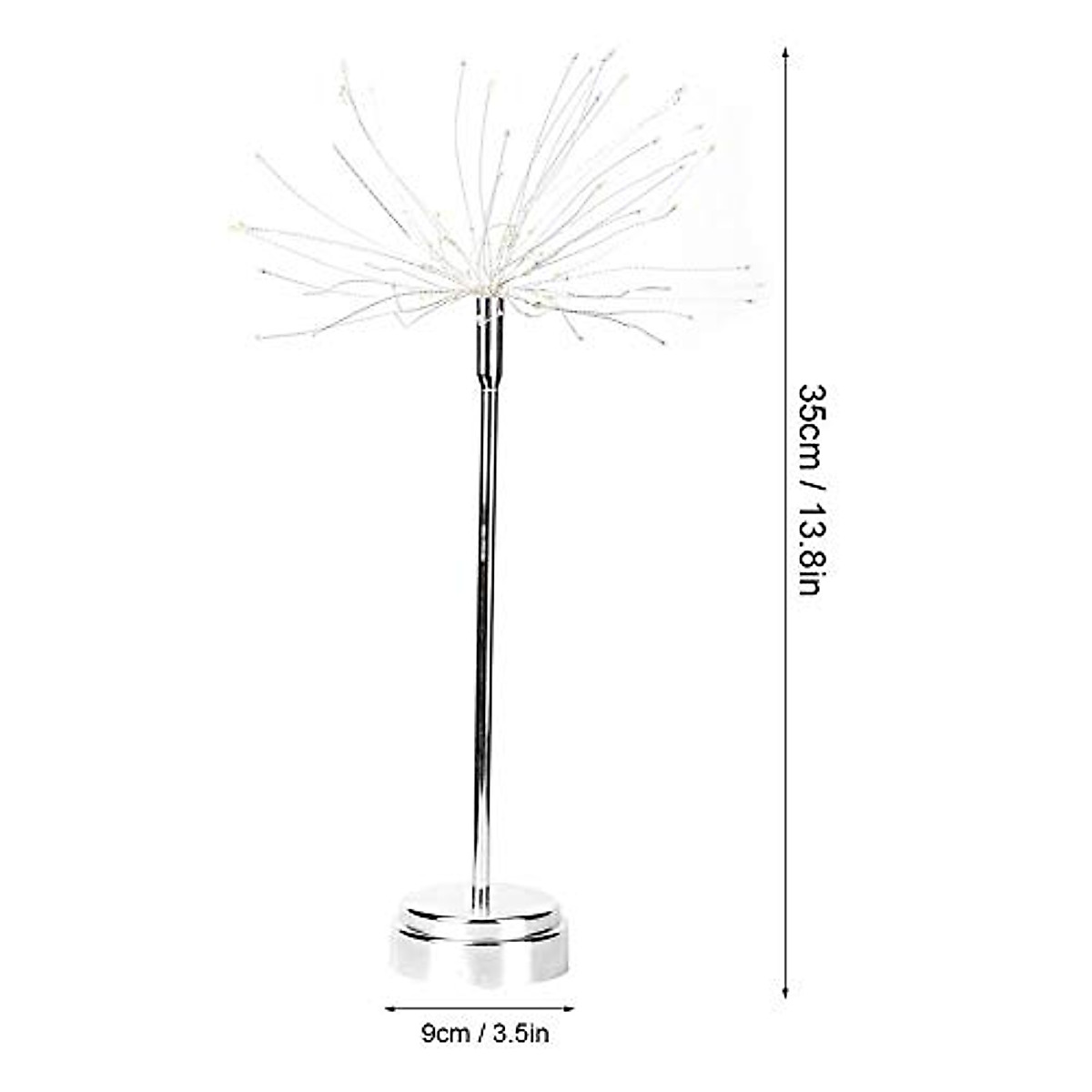 Valentine's Day Carnival xianshi Fireworks Lights, LED Light, Flexible Energy Saving Warm White for Wedding Decoration Courtyard Corporate Parties Garden Home(White Light)