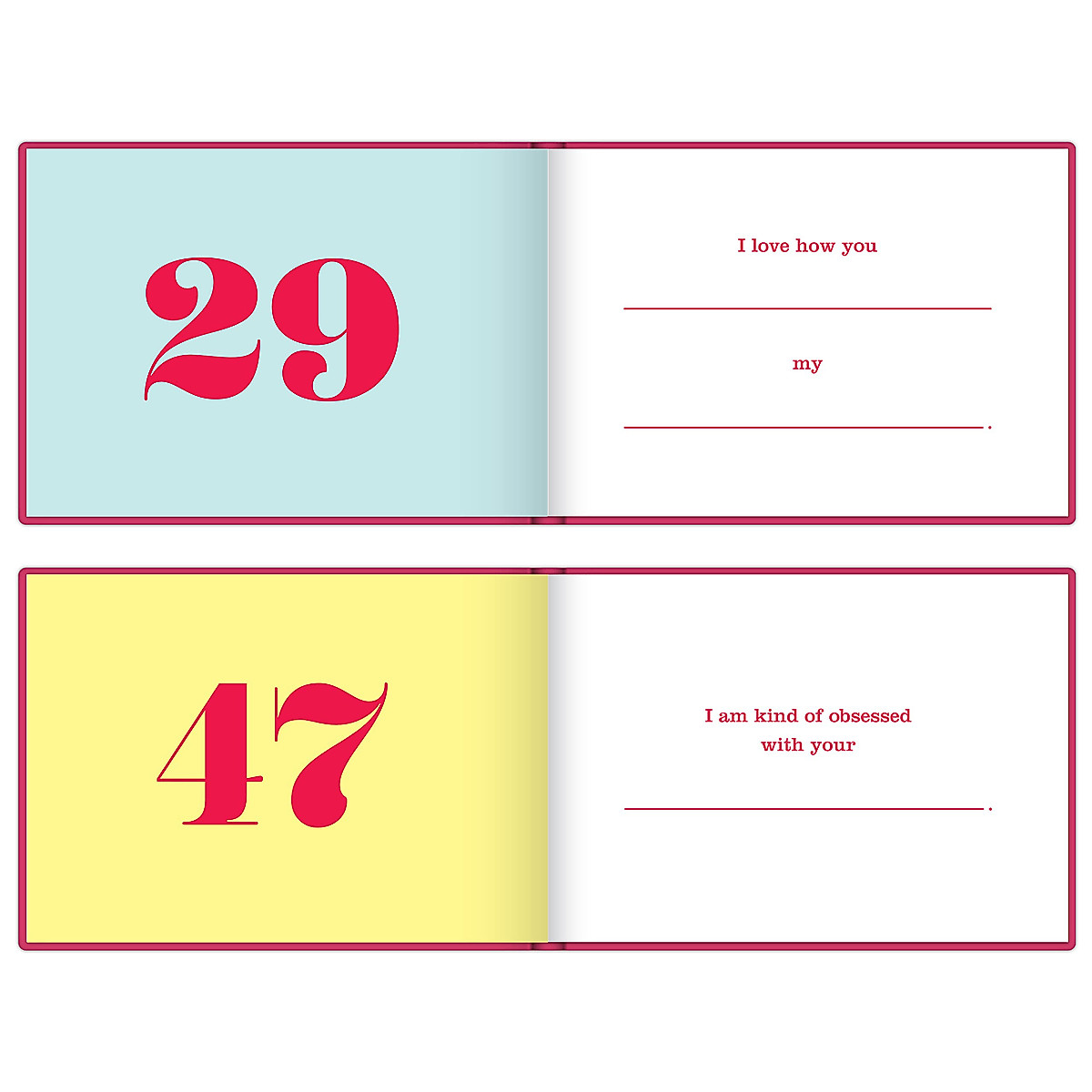 Knock Knock What I Love about You Book Fill in the Love Fill-in-the-Blank Gift Journal, 4.5 x 3.25-Inches