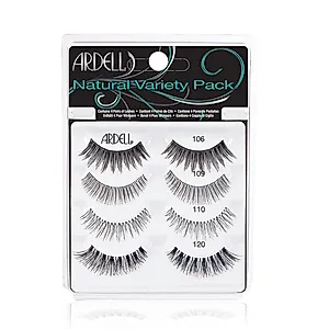 Ardell "Best of" Natural Variety Pack of False Eyelashes, 4 Pairs of Natural Fake Eyelashes