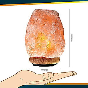Himalayan Glow 1002 Crystal, 5-7 Lbs, Salt Lamp