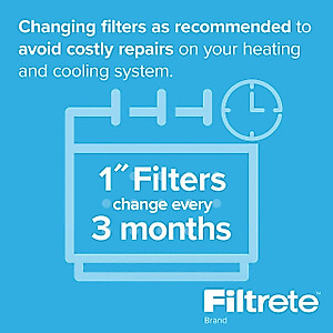 Filtrete 20x25x5 Air Filter, MPR 700, MERV 8, Clean Living Dust, Pollen and Pet Dander Reduction Pleated 5-Inch Air Filters, 2 Filters, White