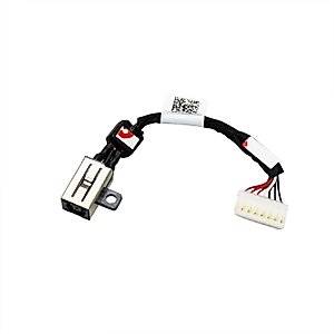 LeFix Replacement for DC in Power Jack Charging Port Socket Cable Dell XPS 15 9550 9560 9570 P56F Precision 5510 M5520 Series,64TM0 064TM0 AAM00 DC30100X300 DC30100X200