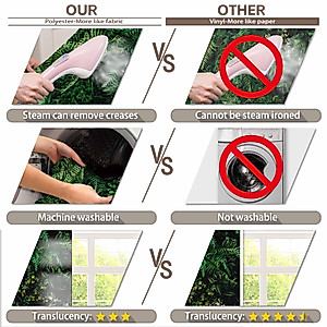 Swepuck 7x5ft Tropical Green Plam Leaves Photography Backdrop Nature Safari Background Hawaiian Luau Plants Party Decorations Birthday Baby Shower Photo Banner