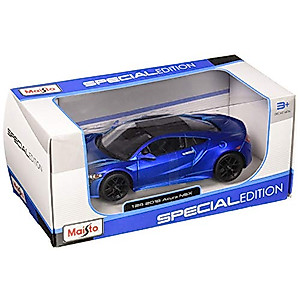 Maisto 2018 Acura NSX Blue with Black Top 1/24 Die-Cast Model Car