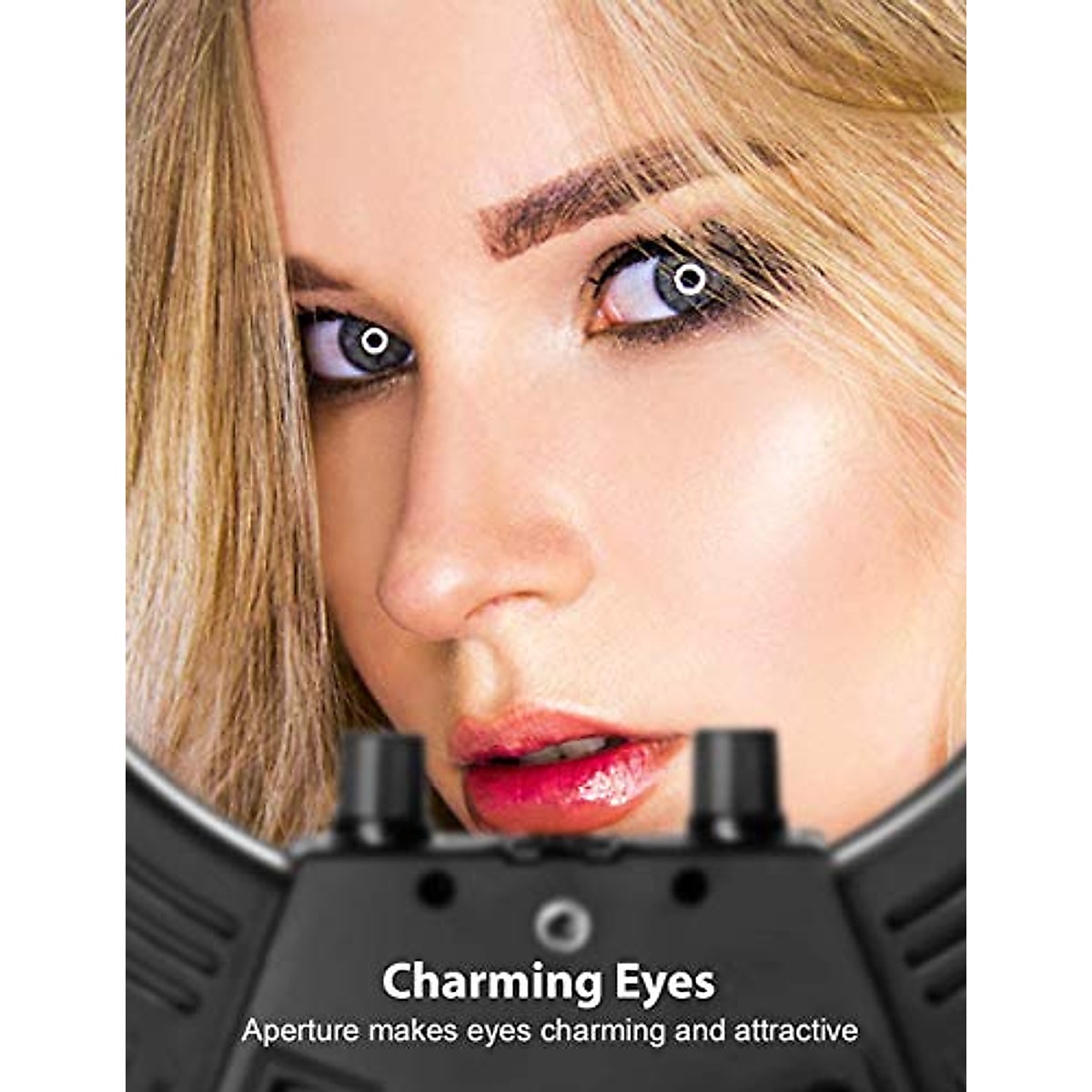 18" LED Ring Light with 72" Adjustable Stand, 4800LM 3000K-6500K 432pcs SMD LED CRI 90+ Dimmable Ring Light Kit for Camera, YouTube, Makeup, Portrait Shooting