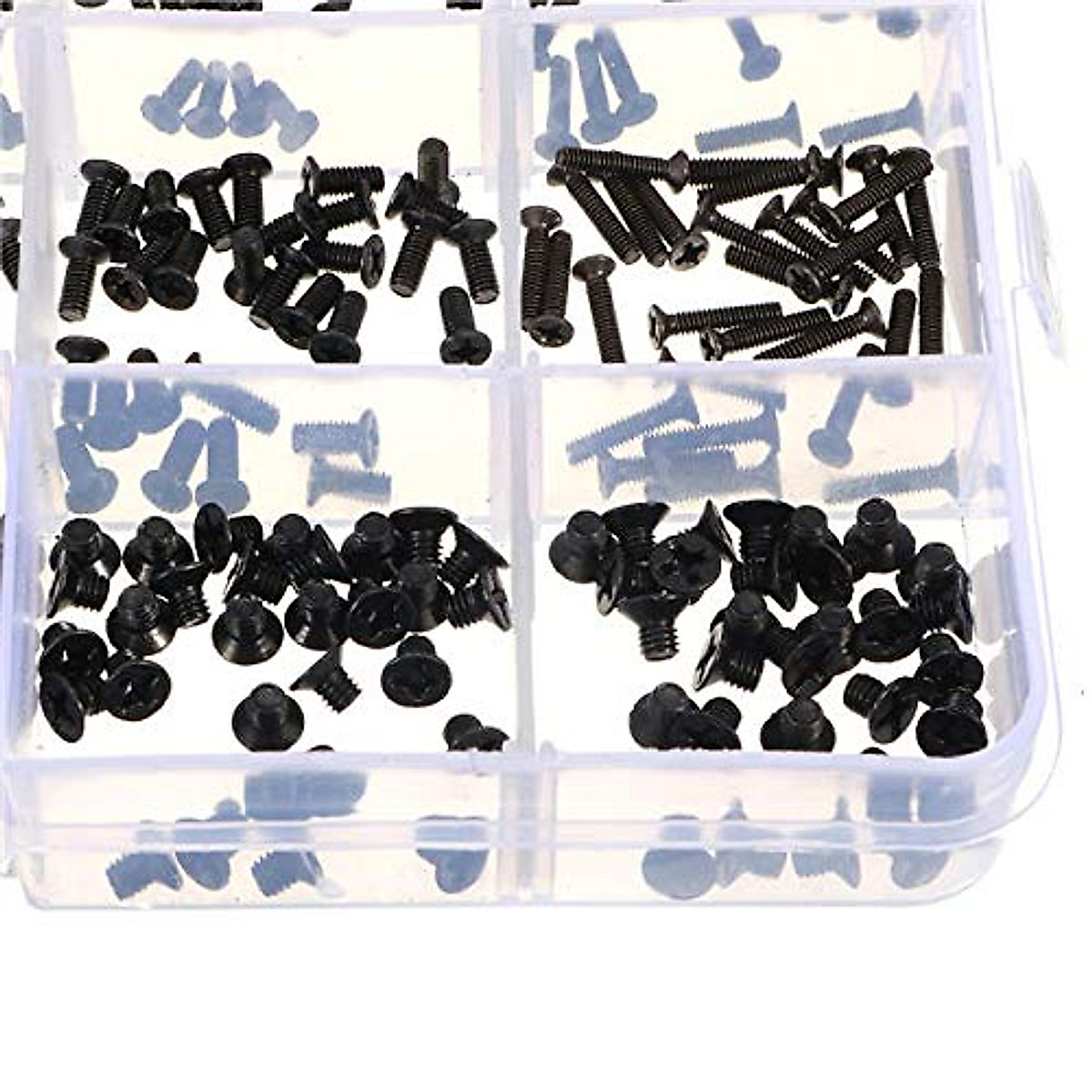 NLXTXQC 450Pcs M2/M2.5/M3 Cross Screws Laptop Screws Box Set Compatible with HP Compatible with Lenovo Compatible with Samsung Compatible with IBM
