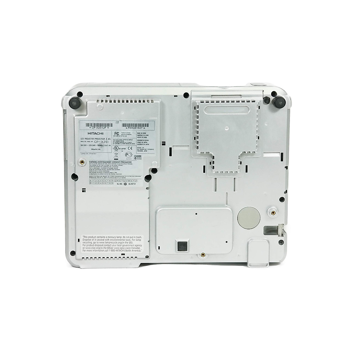 Hitachi 2000 Lumen XGA LCD Projector, CP-X251