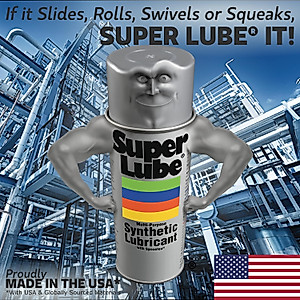 Super Lube 41160 Synthetic Grease (NLGI 2), 14.1 oz Canister, Translucent White