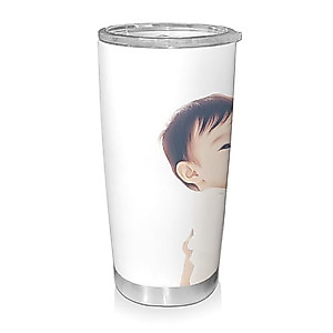 FOCIUZTA 20oz Whimsical Family Tumbler with lid, Travel Coffee Cup, Ideal for Easter, Mother Day, and birthday gifts