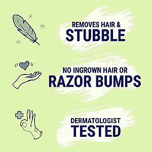 Nair Bikini Cream with Green Tea Sensitive Formula, 1.7 Ounce