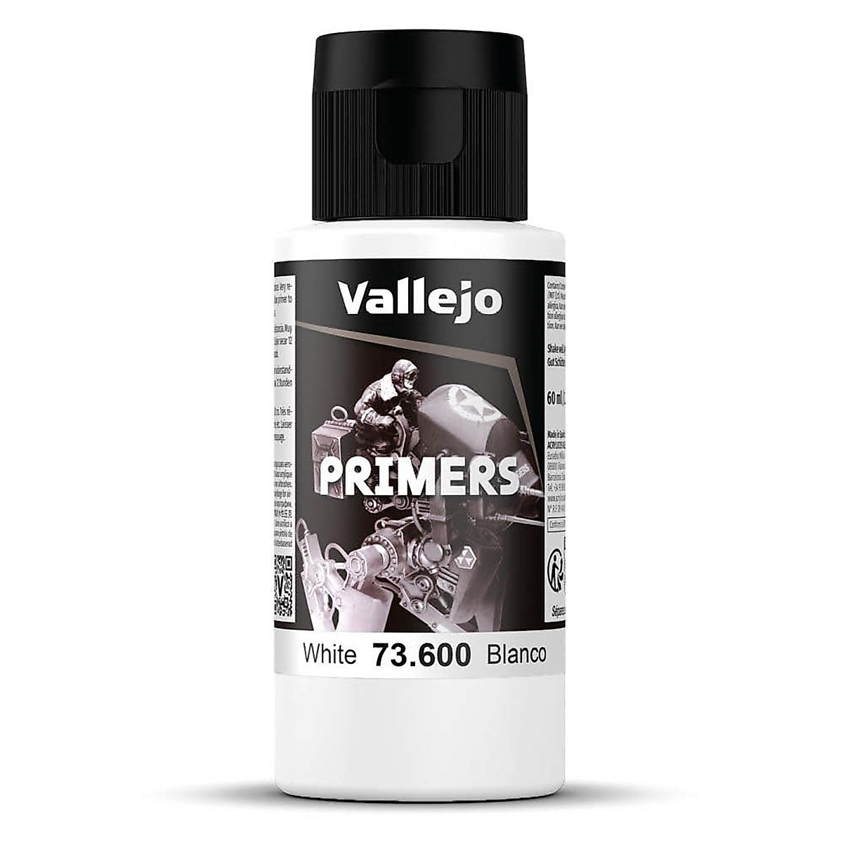 Vallejo White Primer Acrylic Polyurethane, 60ml