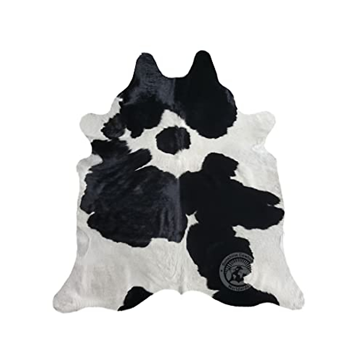 Genuine Black and White Cowhide Rug XL 6 x 7-8 ft. 180 x 240 cm