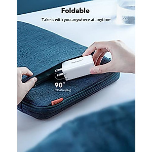 USB C Wall Charger, THREEKEY 65W Multiport USB C Charger, Foldable Fast Charger Block Compatible with MacBook Pro/Air,Surface Pro,iPad Pro/Air,iPhone 13/12/11,Samsung S22/S21/S20