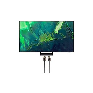 SAMSUNG QN65Q70AA 65" Class UHD High Dynamic Range QLED 4K Smart TV with an Austere 3S-4KHD2-2.5M III Series 4K HDMI Cable 2.5m (2021)
