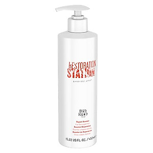 TIGI Bed Head Artistic Edit Restoration Station Repair Booster For Damaged Hair Restoration Station With Keratin and Fiber Actives, 15.22 fl oz, Case of 6