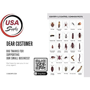 Cossfire 17 oz Can - Kills pyrethroid-Resistant Bed Bug strains at All Life Stages, Ideal Bed Bug Solution with USA Supply Gloves