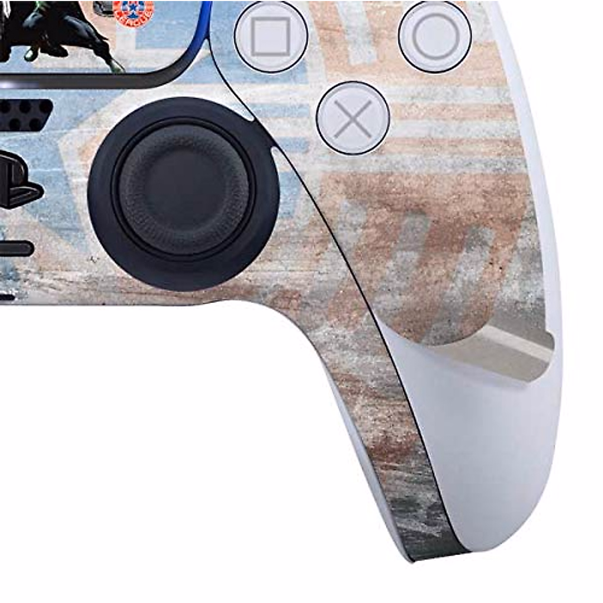 Skinit Decal Gaming Skin Compatible with PS5 and Compatible with PS5 Digital Edition DualSense Controller - Officially Licensed Warner Bros Justice League Heros Design