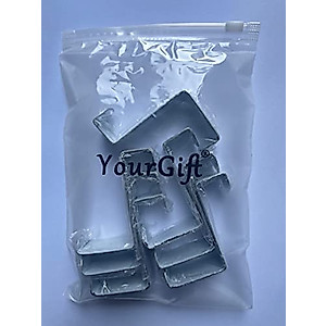 YourGift 10 Pack Over The Door Hooks Stainless Steel Z Hooks Cupboard Hooks Wall Cabinet Hooks Z Shaped Hanging Hooks for Kitchen, Bathroom, Bedroom and Office