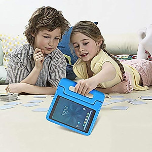 TIRIN Walmart Onn 8 Inch Tablet Case, Light Weight Shockproof Handle Friendly Convertible Stand Kids Case for Walmart Onn 8 inch Android Tablet 2019 Release Model ONA19TB002 NOT for 2020 Gen 2 - Blue