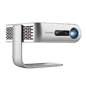 ViewSonic M1 Portable LED Projector with Auto Keystone, Dual Harman Kardon Speakers, HDMI, USB C, Stream Netflix with Dongle