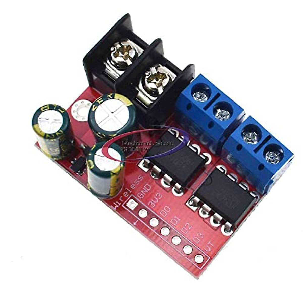 5A Motor Drive Controller Board Module Dual H Bridge DC Stepper Module Speed Regulation Double-H-Bridge Board