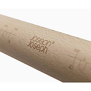 Joseph Joseph PrecisionPin Baking Adjustable Rolling Pin - Consistent and Even Dough Thickness for Perfect Baking Results, Multicolor