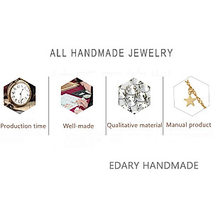 Edary Boho Layered Necklaces Silver Star Choker Necklace Crystal Pendant Chain Jewelry Accessories for Women (Style A)