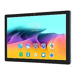 FOLOSAFENAR Tablet, Tab M10 10.1 Inch Tablet 3200 X 1440 8800mAh 8MP 13MP Octa Core Dual SIM Dual Standby for Study for Android 11 (Blue)