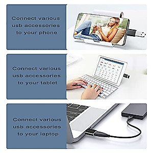 Mindorlen USB C to USB Adapter 3.1 Gen 2, 10Gbps USB to USB C Adapter, USB-C Male to USB 3.0 A Female USB 3.2 Type C OTG Converter for MacBook pro Laptop PC iMac iPad air