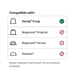 AmazonFresh 80 Ct. K-Cups, Hazelnut Flavored Medium Roast, Keurig K-Cup Brewer Compatible