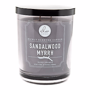 DW Home Sandalwood Myrrh Large 2 Wick Hand Poured 15.8 oz Candle